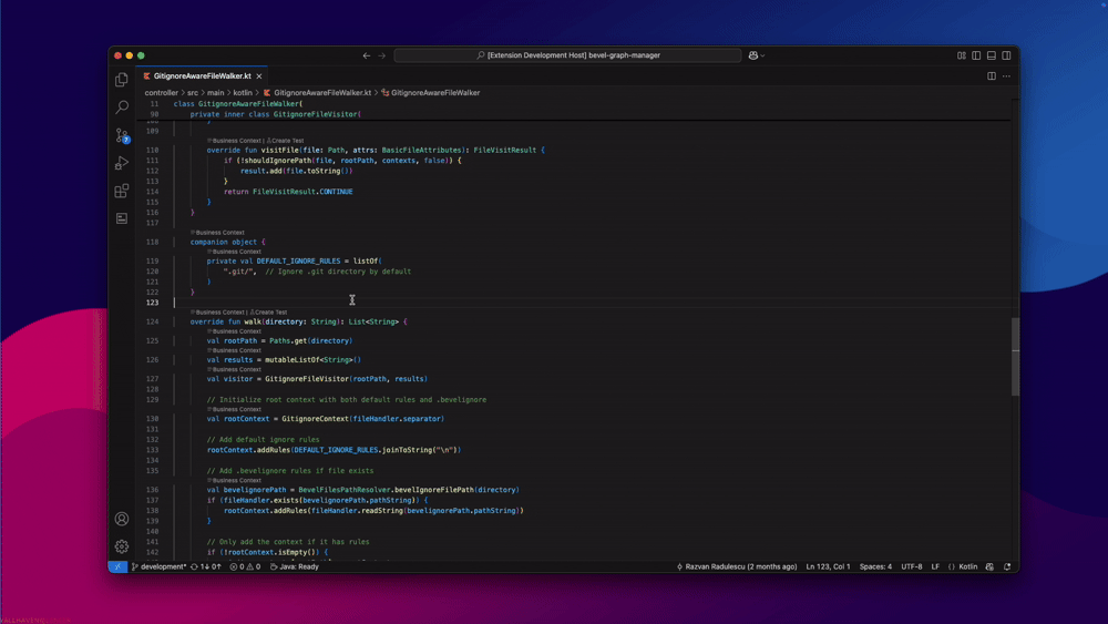 Bevel - AI-Powered Unit Test Generation with Dependency Analysis